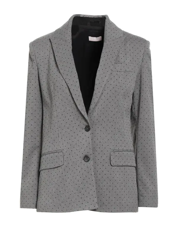 LIU •JO Single-breasted Twill Blazer With Appliqués
