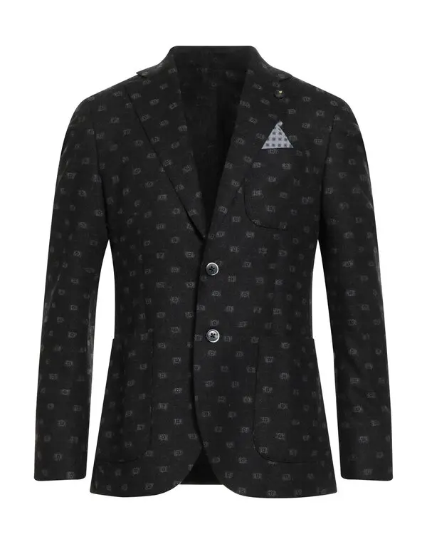 LUBIAM Single-breasted Flannel Blazer