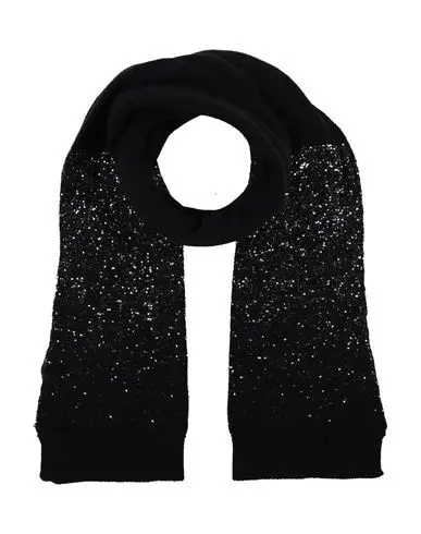 Fabiana Filippi Scarf Virgin Wool, Polyamide, Polyester, Silk, Cashmere - Black