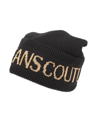 Versace Jacquard-knit Beanie - Black