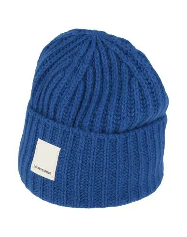 Emporio Armani Knitted Beanie - Blue