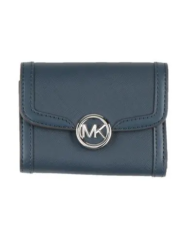 Michael Kors Wallet Pvc Polyvinyl Chloride, Polyester - Blue