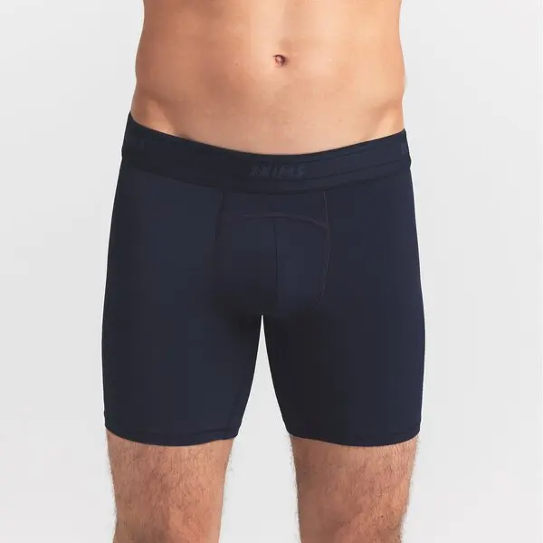 SKIMS Flex 5 Inch Boxer Brief 3 Pack - Navy Gunmetal Multi
