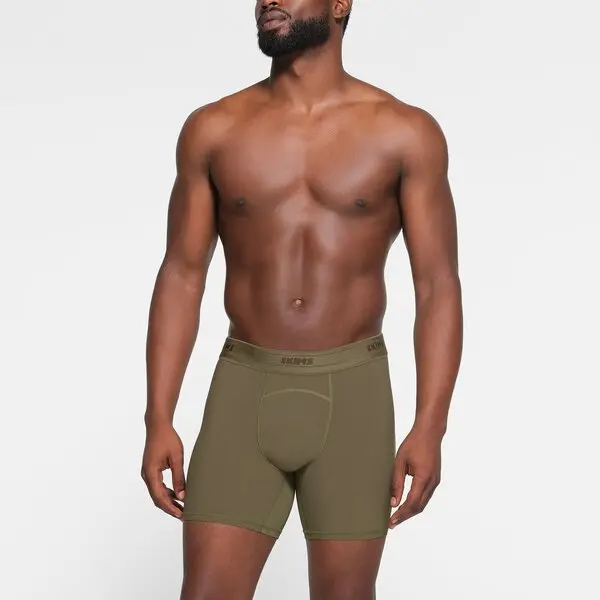 SKIMS Flex 5 Inch Boxer Brief - Army