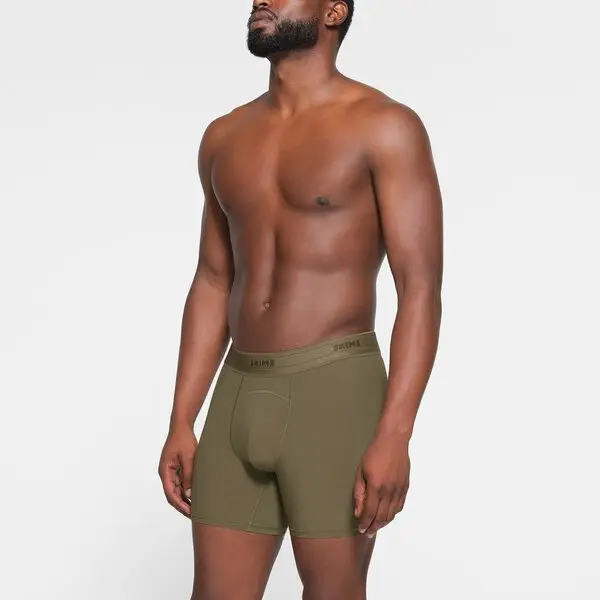 SKIMS Flex 5 Inch Boxer Brief - Army