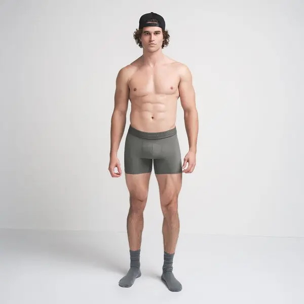 SKIMS Flex 5 Inch Boxer Brief - Gunmetal