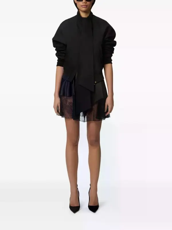 Nina Ricci Tie-neck Bomber Jacket