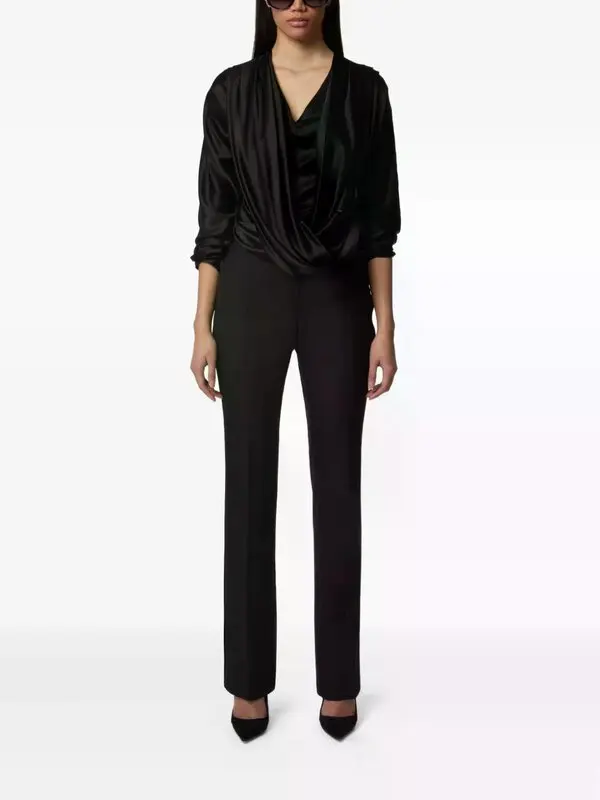 Nina Ricci Draped V-neck Top