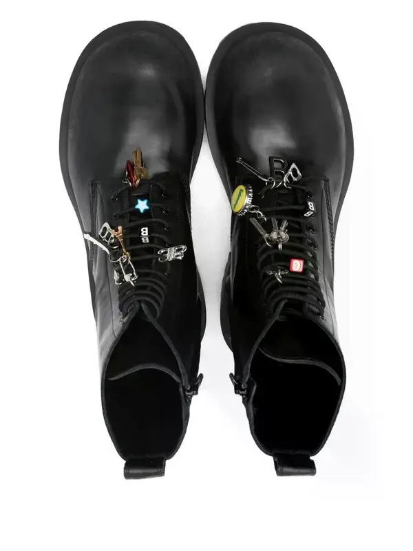 Balenciaga Hummer Lace-up Boots - Black