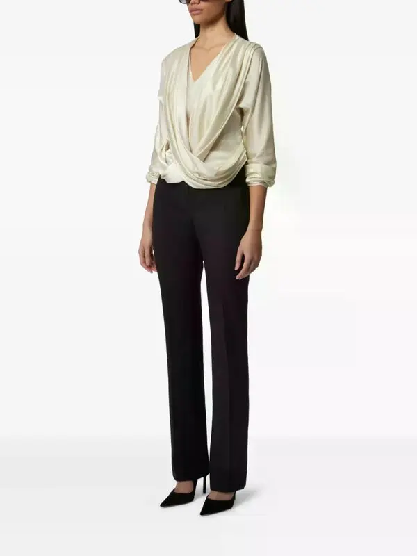 Nina Ricci Draped V-neck Top