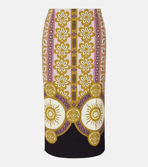 La DoubleJ Printed Pencil Skirt - Multicoloured