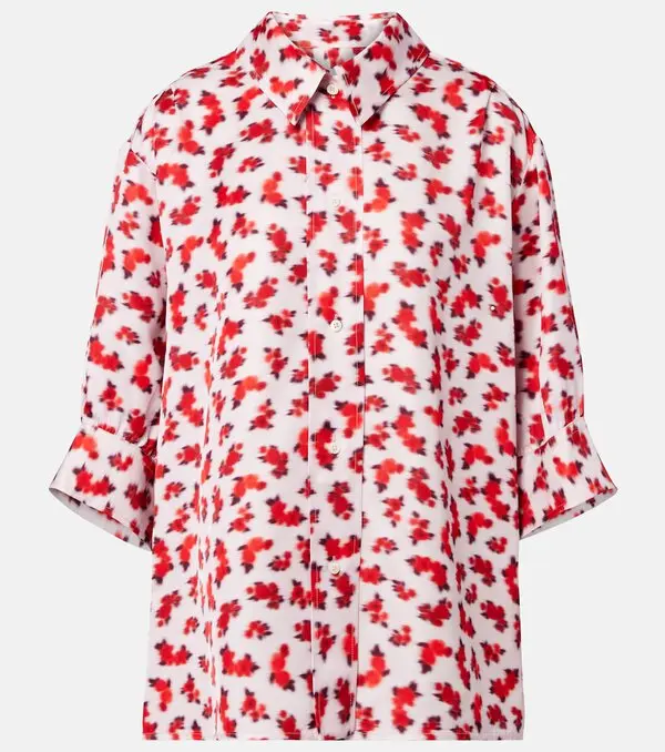 JIL SANDER Printed Viscose Shirt - Multicoloured