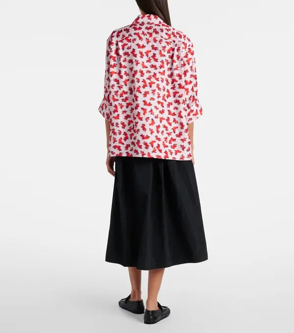 JIL SANDER Printed Viscose Shirt - Multicoloured