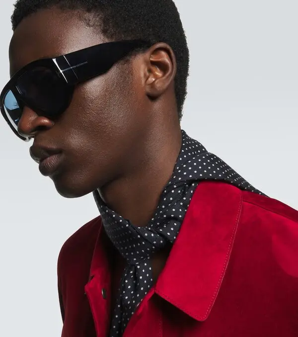 TOM FORD Bronson Aviator Sunglasses - Black