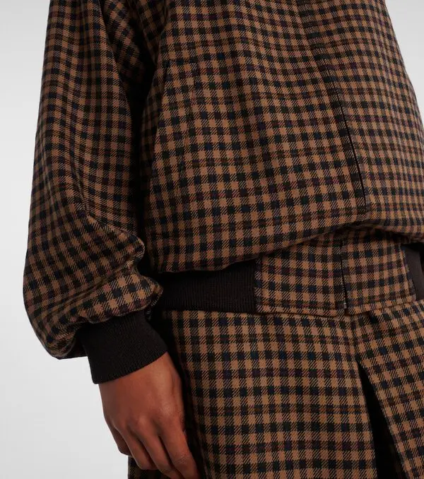 Saint Laurent Wool Teddy Bomber Jacket