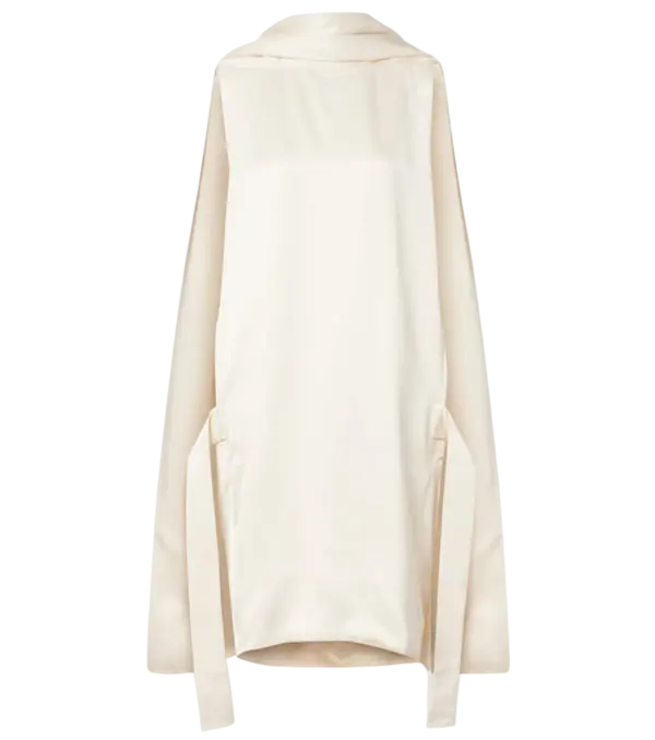 TOTÊME - Cocoon Deconstructed Satin Minidress