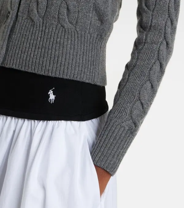 Polo Ralph Lauren Cable Knit Cardigan - Grey