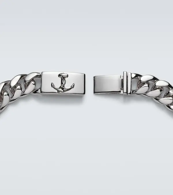 Mateo Anchor Lock Sterling Chain Bracelet