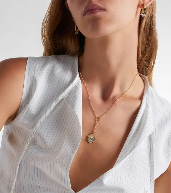 FOUNDRAE Resilience Blossoms Small 18kt Chain Necklace