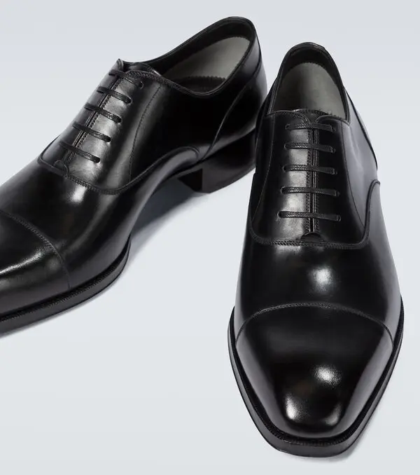 TOM FORD Elkan Leather Oxford Shoes