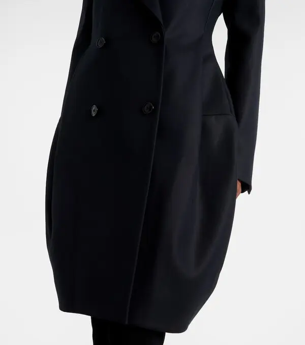 Alaïa Double-breasted Cotton Blazer Dress
