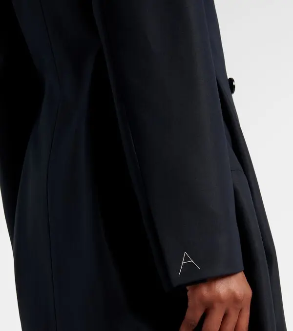 Alaïa Double-breasted Cotton Blazer Dress