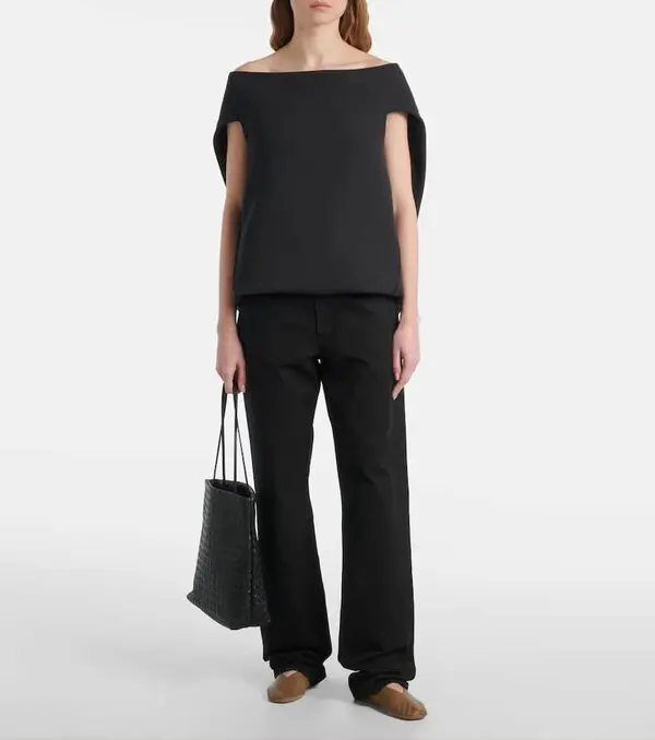 THE ROW - Stella Leather Ballet Flats