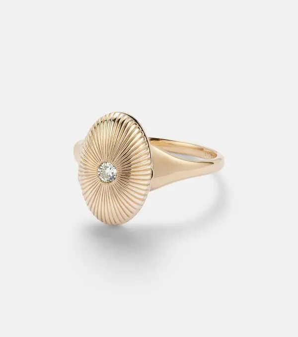PERSEE Persée 9kt Ring With Diamond - Gold