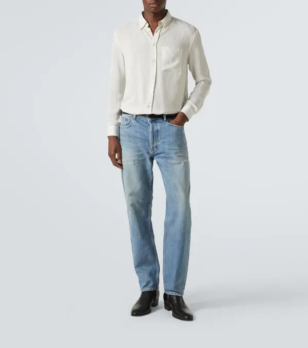 Saint Laurent Mick Straight Leg Jeans