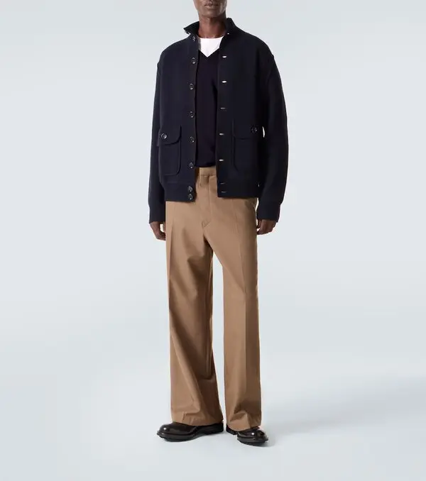 ALLUDE Cashmere Crewneck Sweater - Blue