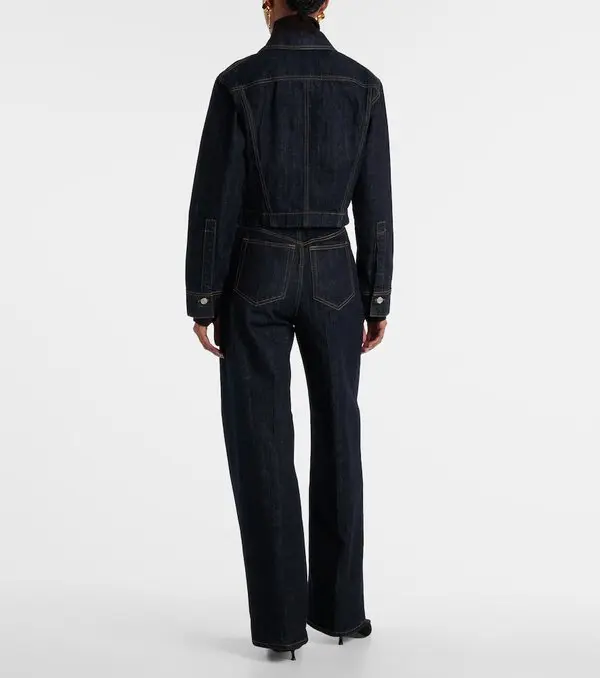Victoria Beckham Cropped Denim Jacket