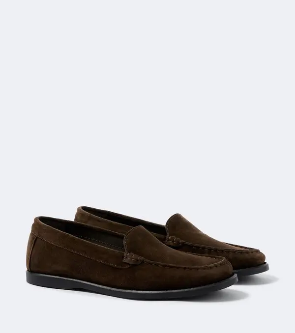 SAMAN AMEL Suede Loafers - Brown
