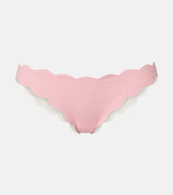 Marysia Antibes Scalloped Bikini Bottoms - Pink