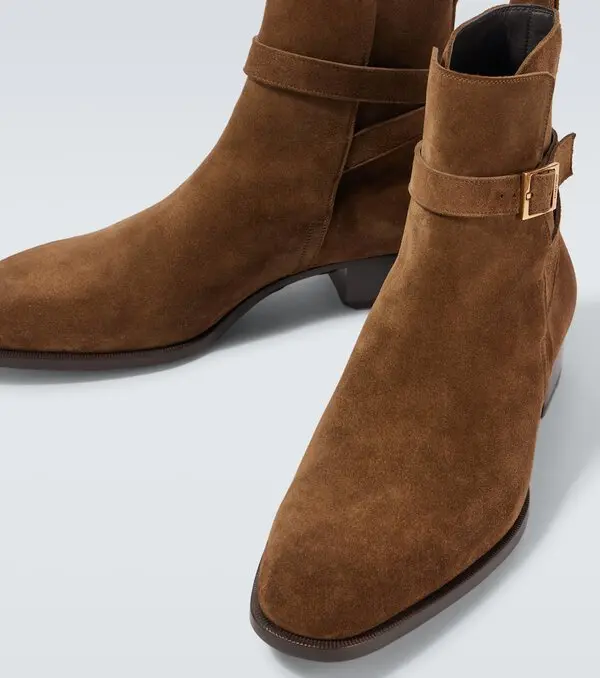 TOM FORD Kenneth Suede Ankle Boots