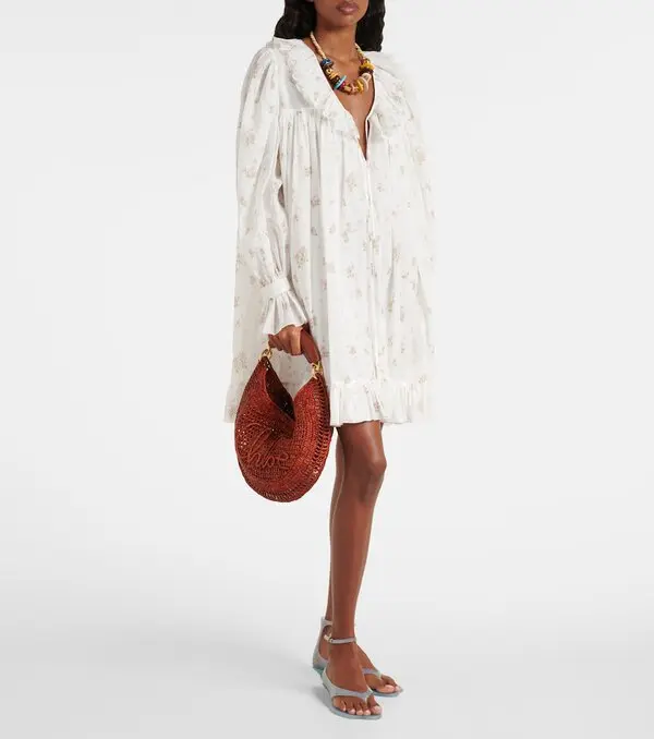 Chloé X Made For A Summer Banana Small Raffia Shoulder Bag - Brown