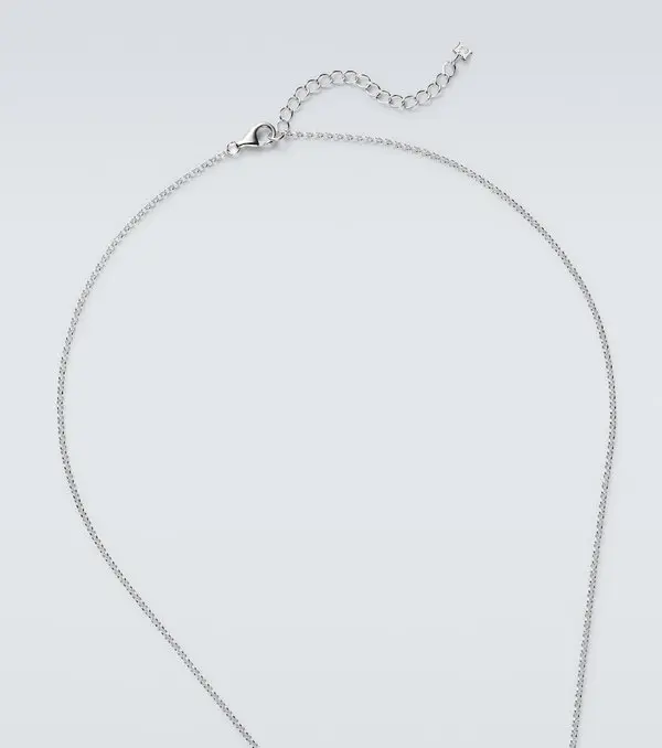 Mateo Anchor Lock Small Sterling Chain Necklace
