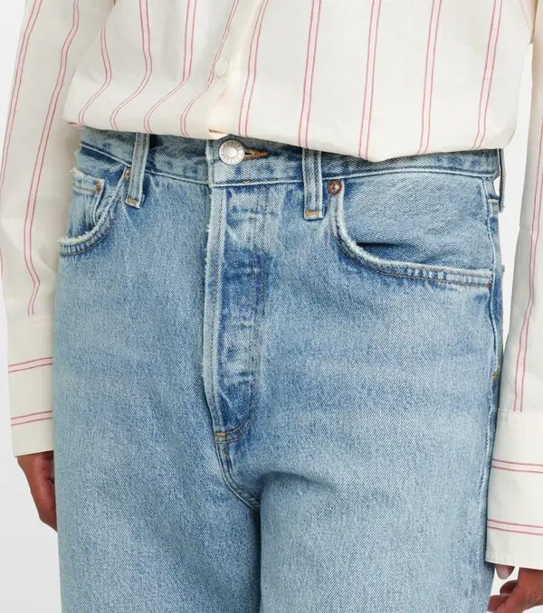 AGOLDE Twist Low-rise Wide-leg Jeans