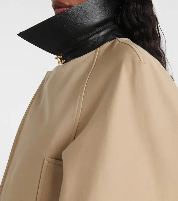 Givenchy Cropped Cotton And Wool Jacket - Beige