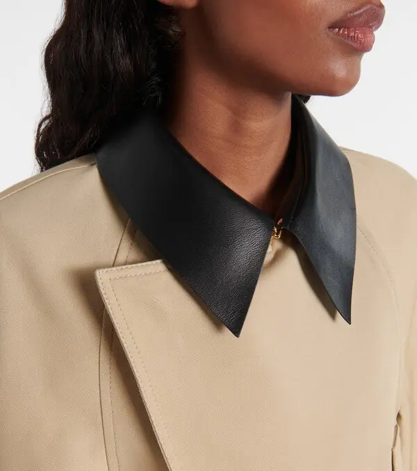 Givenchy Cropped Cotton And Wool Jacket - Beige