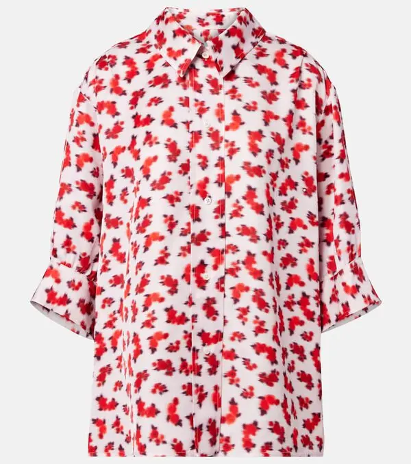 JIL SANDER Printed Viscose Shirt - Multicoloured
