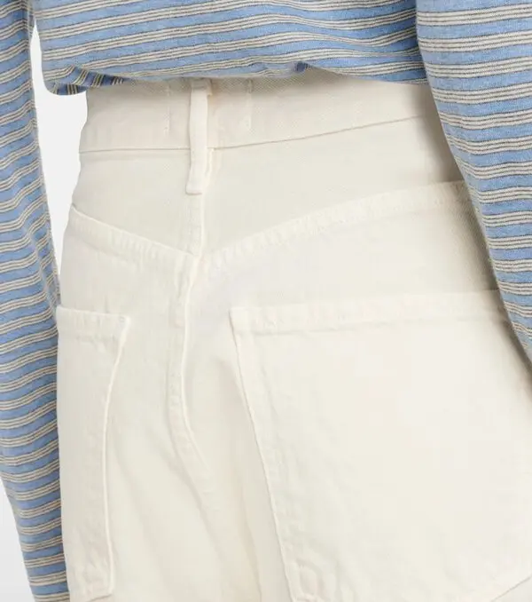 AGOLDE Ren Cropped High-rise Wide-leg Jeans
