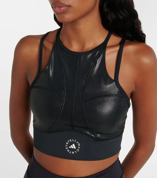 Adidas By Stella McCartney Lame Sports Bra