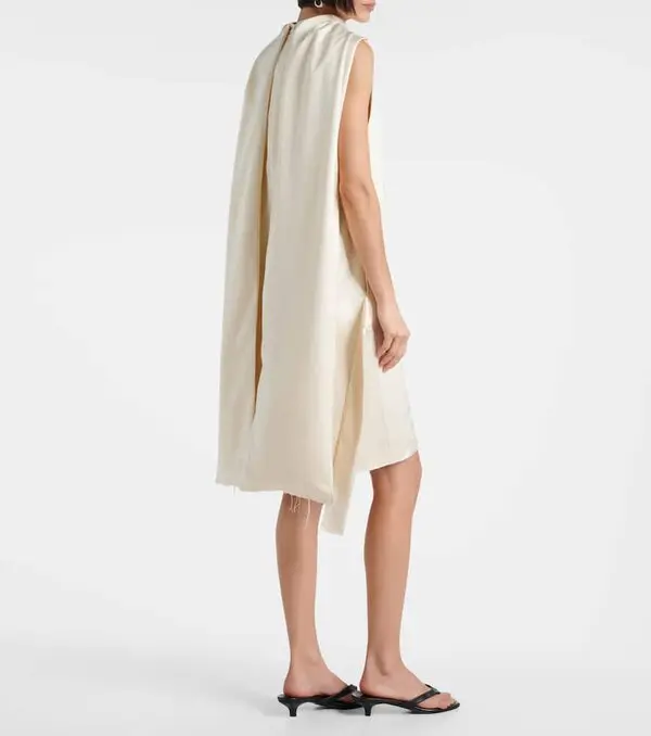 TOTEME Cocoon Deconstructed Satin Minidress