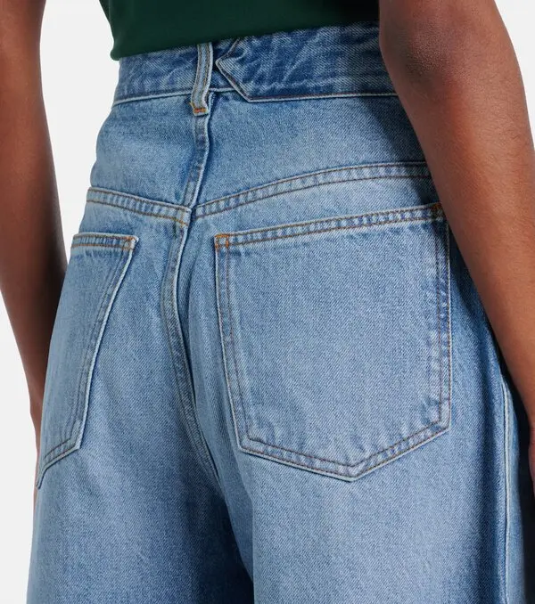Jacquemus Ovalo De-nimes Barrel-leg Jeans - Blue