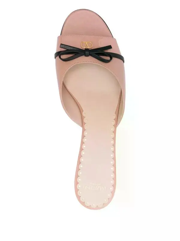 Valentino Garavani 45mm Leather Heeled Mules