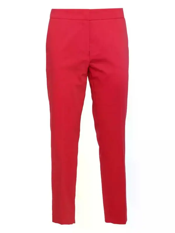 CLIPS Pressed-crease Trousers - Red