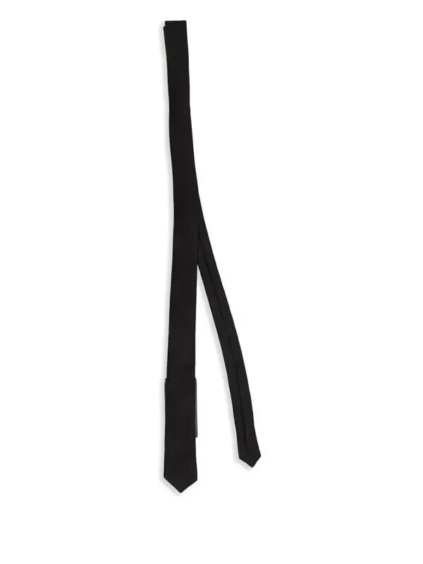Saint Laurent Monogram Tie - Black