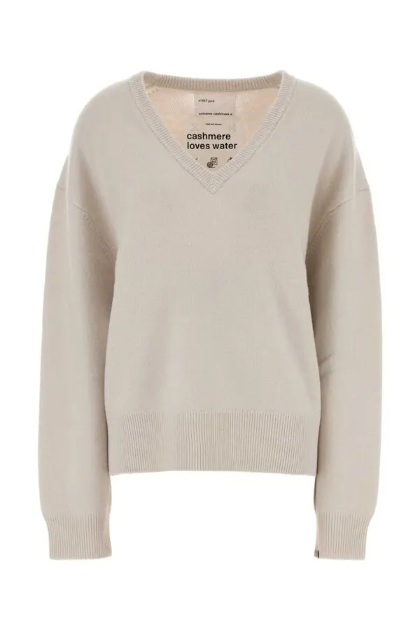 EXTREME CASHMERE X Stretch Cashmere Blend Jack Sweater - Beige O Tan