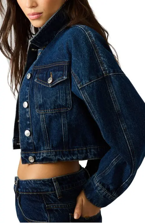 Steve Madden Brixton Crop Denim Jacket