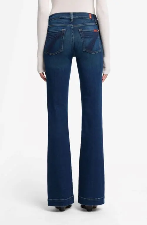 7 For All Mankind Dojo Mid-rise Flare Jeans - Authentic Fate